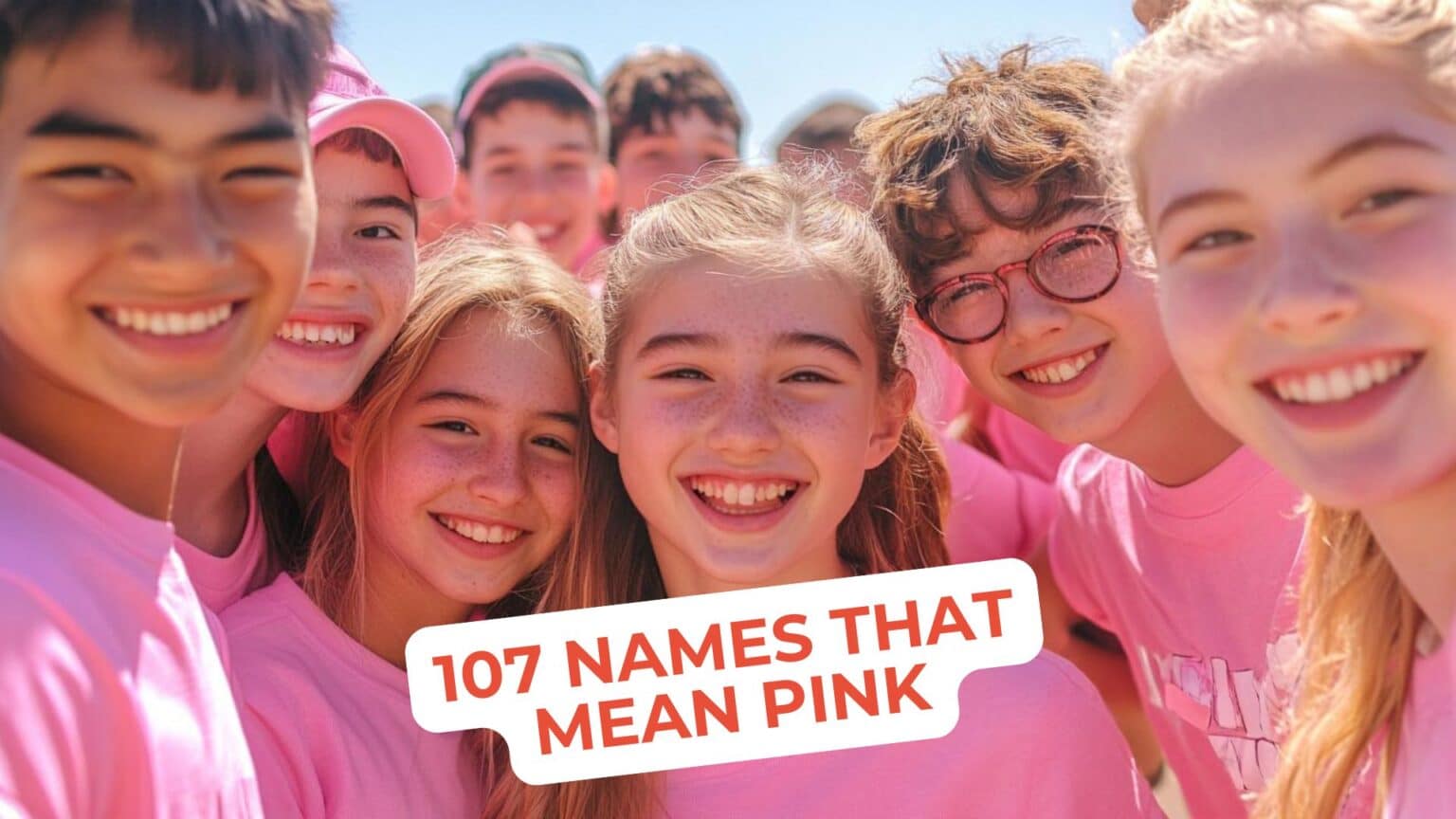 107 Beautiful and Unique Names That Mean Pink - Theresa Reviews