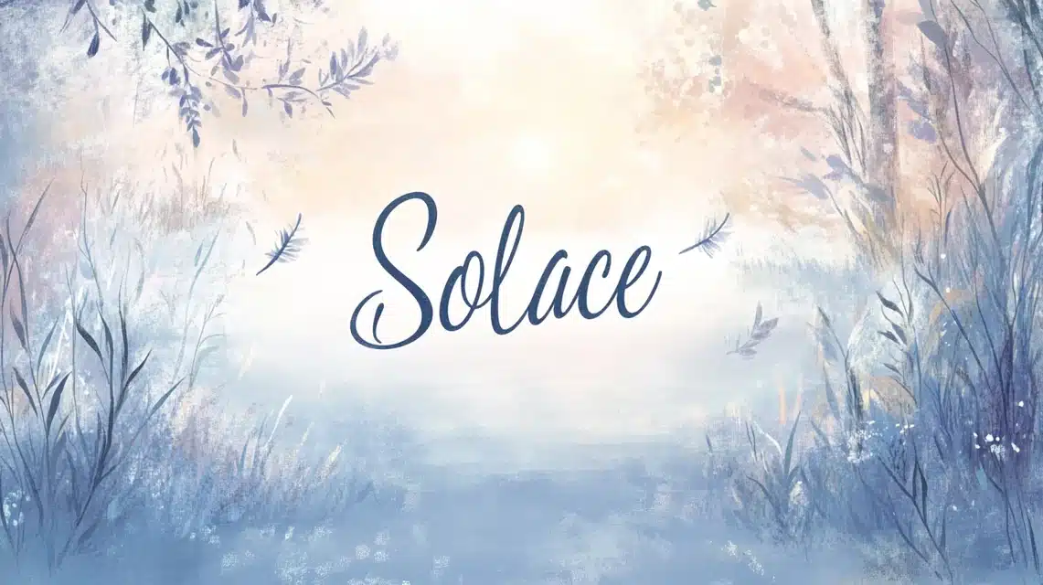 The Meaning Of The Name Solace: A Comforting Choice - Theresa Reviews