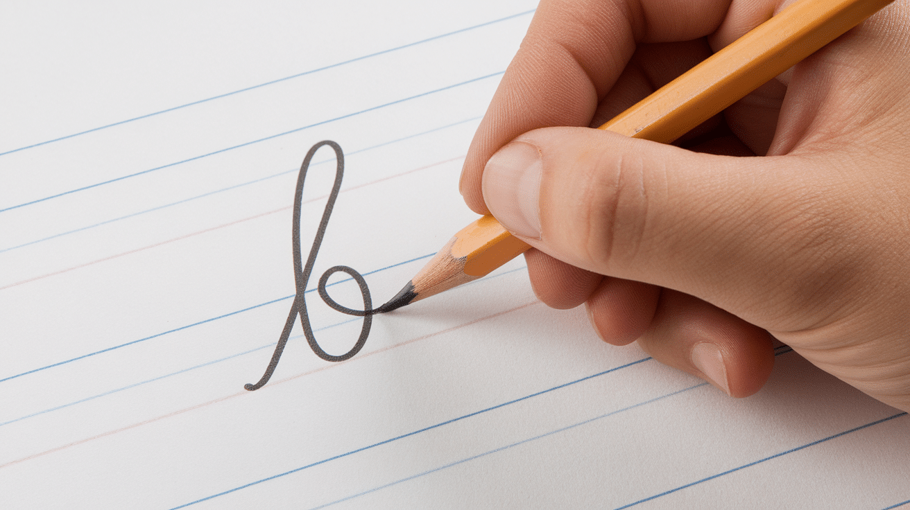 Master the Lowercase “b” in Cursive with Easy Practice Tips - Theresa ...